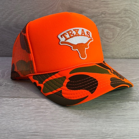 OTTO | Accessories | New Vintage Style Texas Orange Camo Trucker Hat ...
